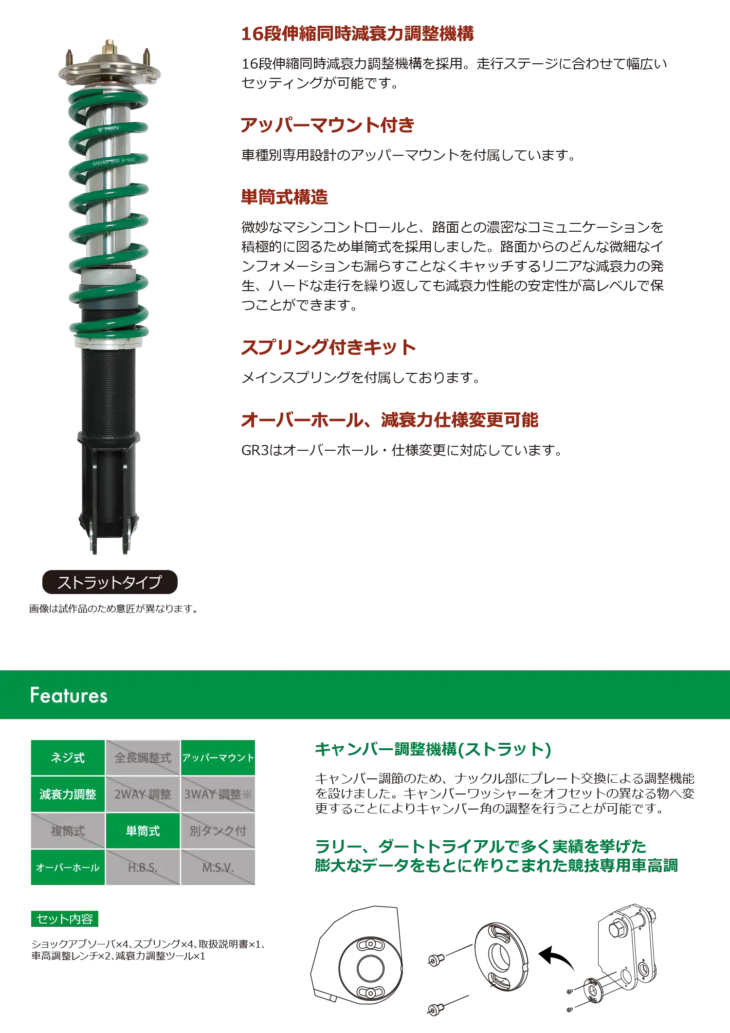 TEIN.co.jp: GR3 - 製品紹介